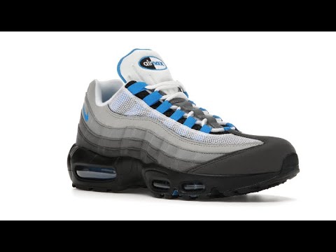 Nike Air Max 95 “OG” Crystal Blue Sneaker Review - YouTube
