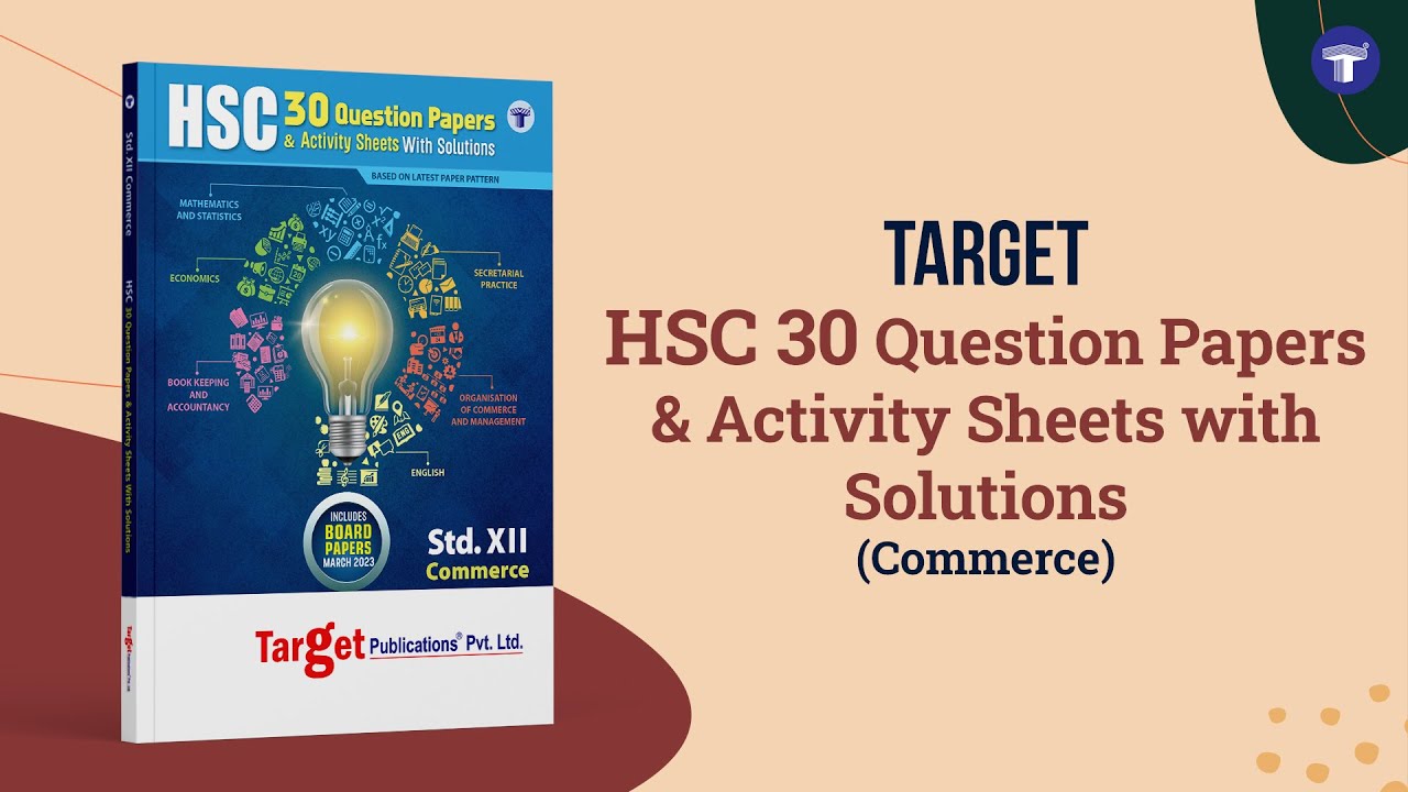 HSC 30 Question Papers & Activity Sheets with Solutions | Target ...