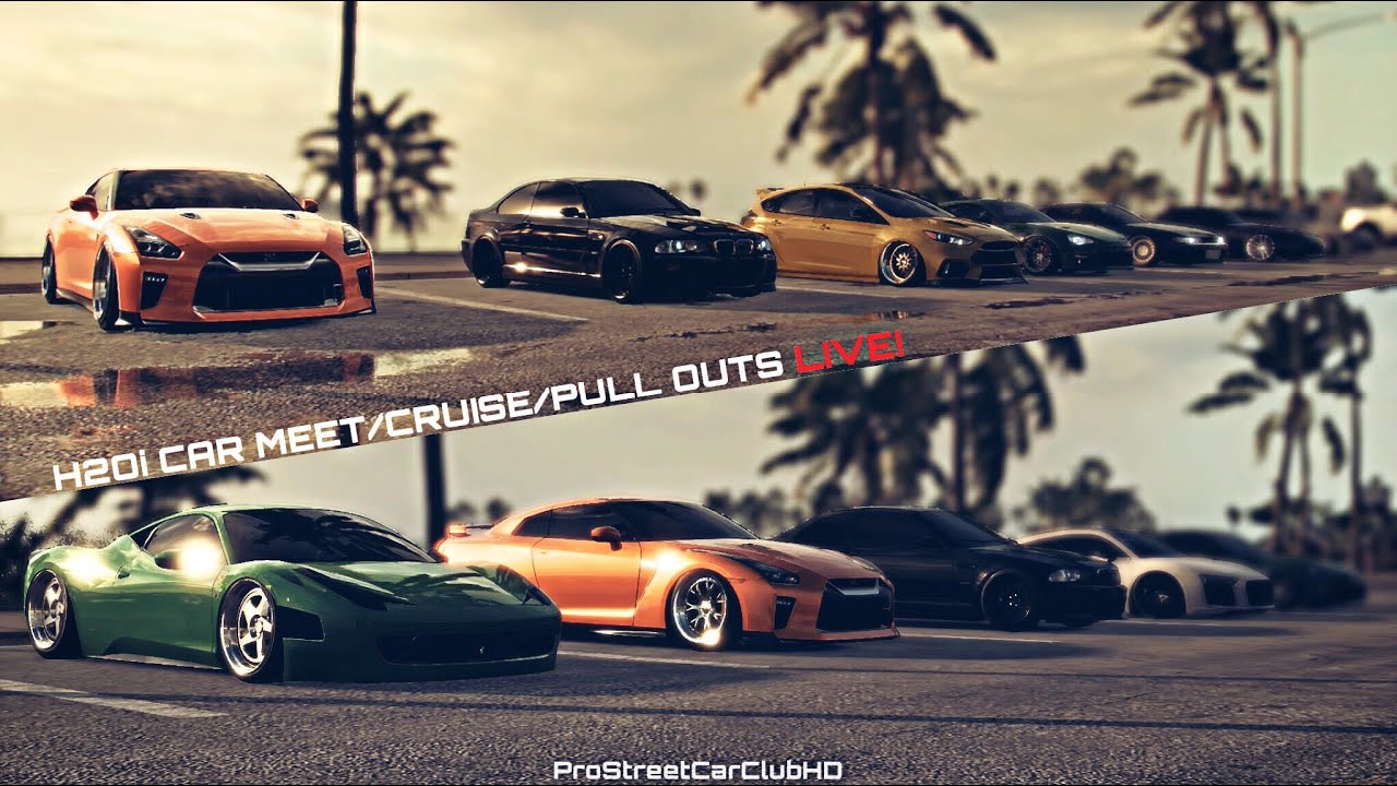 (PS4) NFS Heat: H20i Car Meet/Cruise/Pull-Outs/Flybys| Lobby Every 45 ...