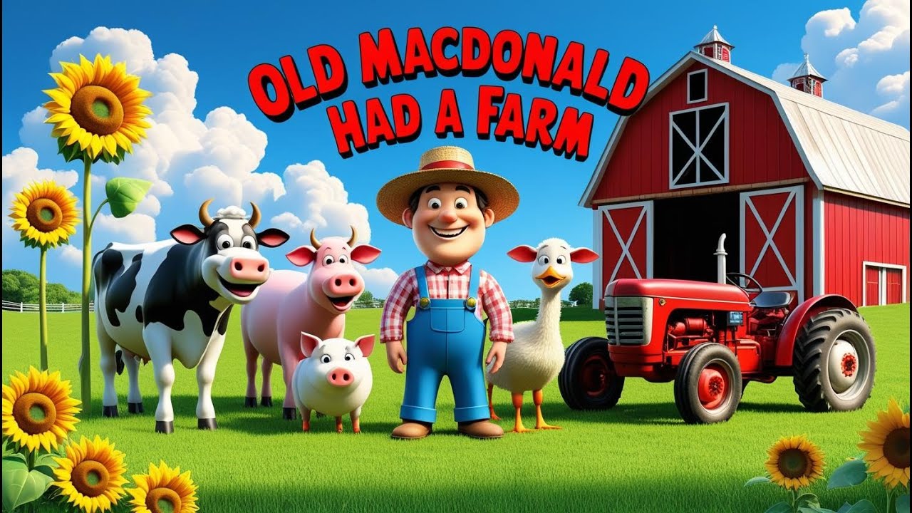 Old MacDonald Had a Farm and More Song For Kids R1E0708 | Counting ...