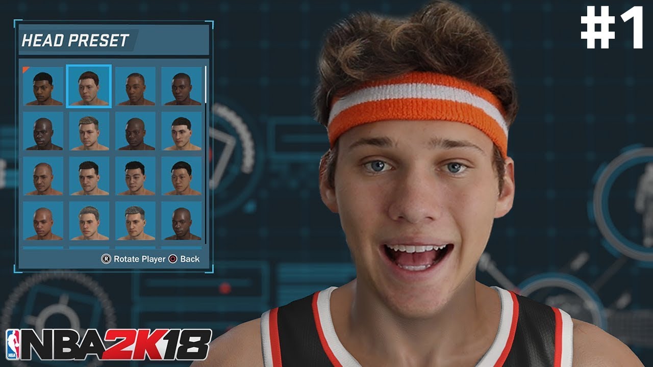 NBA 2K18 My Career Gameplay Walkthrough Playthrough - Creation of ...