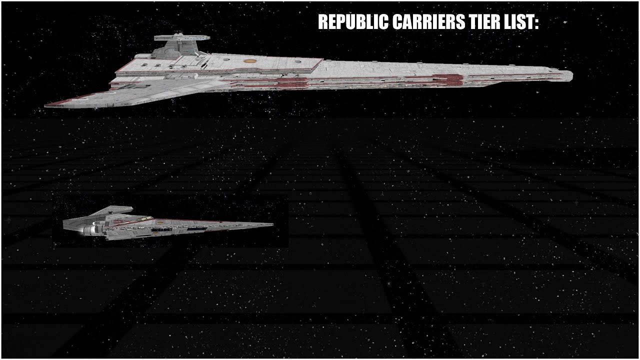 Star Wars: Republic Carriers Tier List #clonewars - YouTube