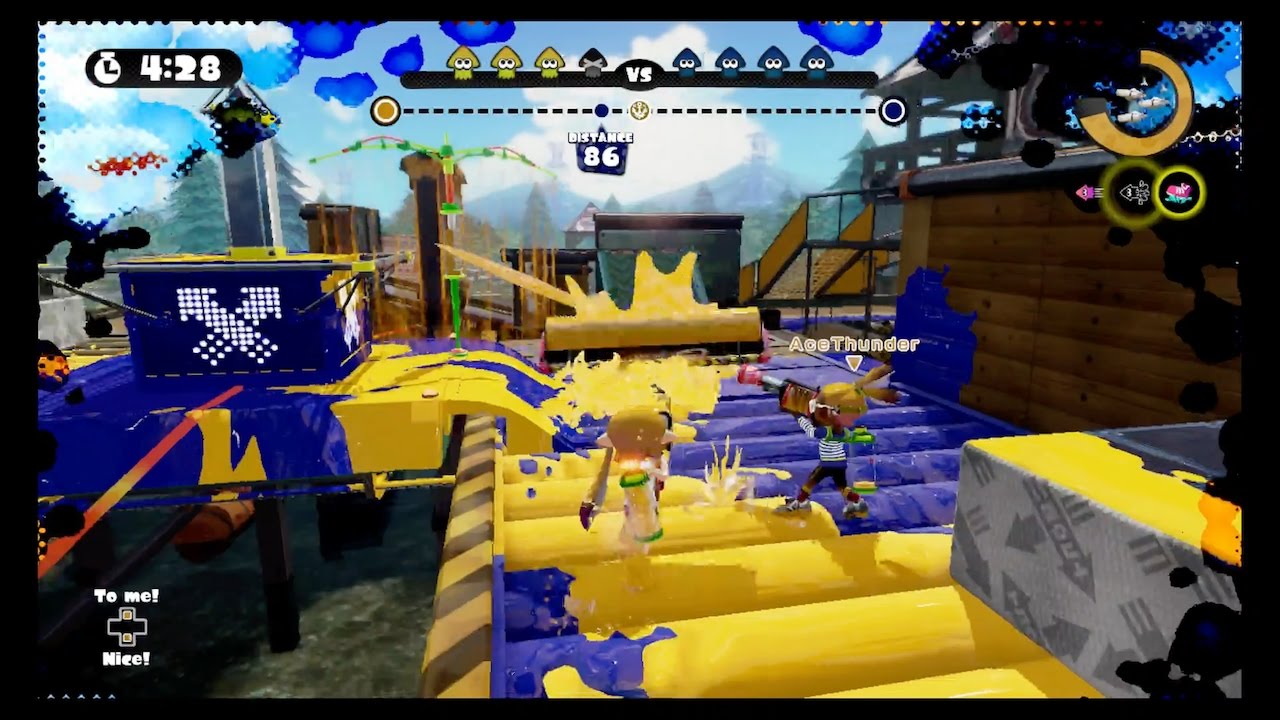 Splatoon: Squishy revenge in Squad Tower Control (15-6, Carbon Roller ...