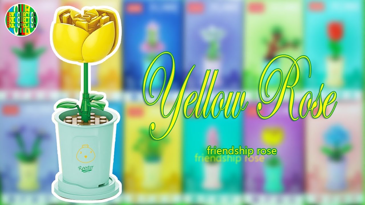 Yellow Rose Florist Plants Building Blocks - YouTube