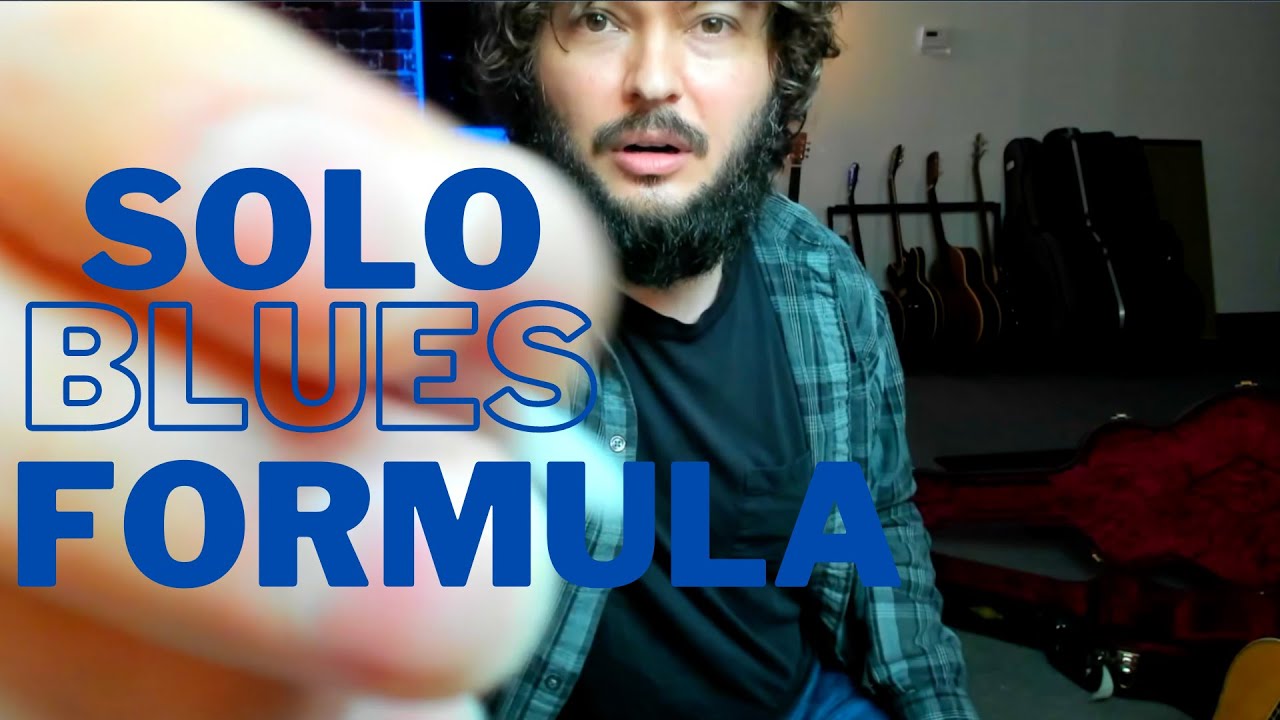 Fun and Easy Formula to play Solo Blues by Yourself with Tabs - YouTube