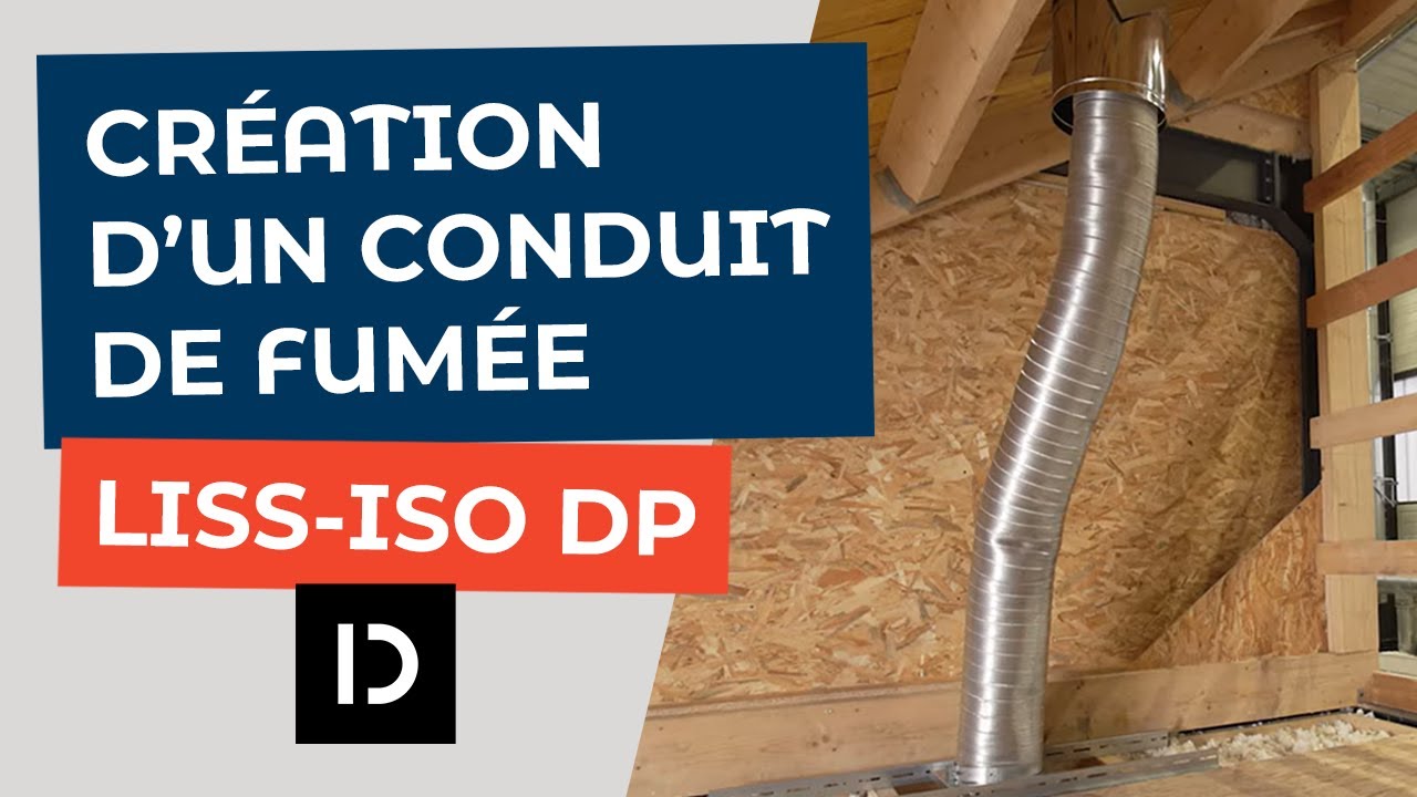 Création d'un conduit avec un conduit souple isolé LISS-ISO DP de ...