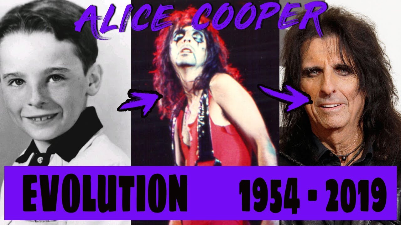 The evolution of Alice Cooper - from 6 to 71 years old - YouTube