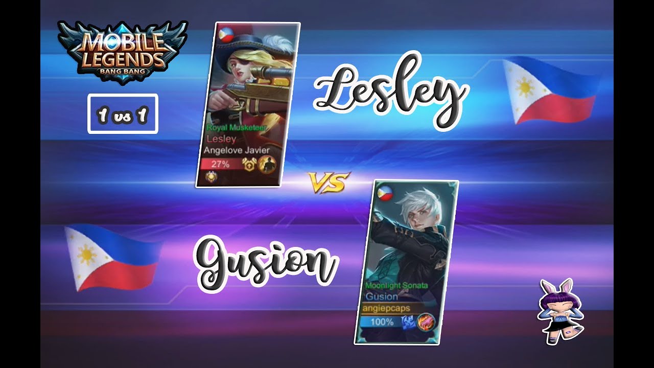 Lesley vs Gusion | 1v1 | Mobile Legends - YouTube