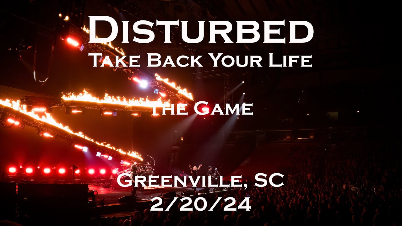 Disturbed The Game live Greenville, SC 2/20/24 - YouTube
