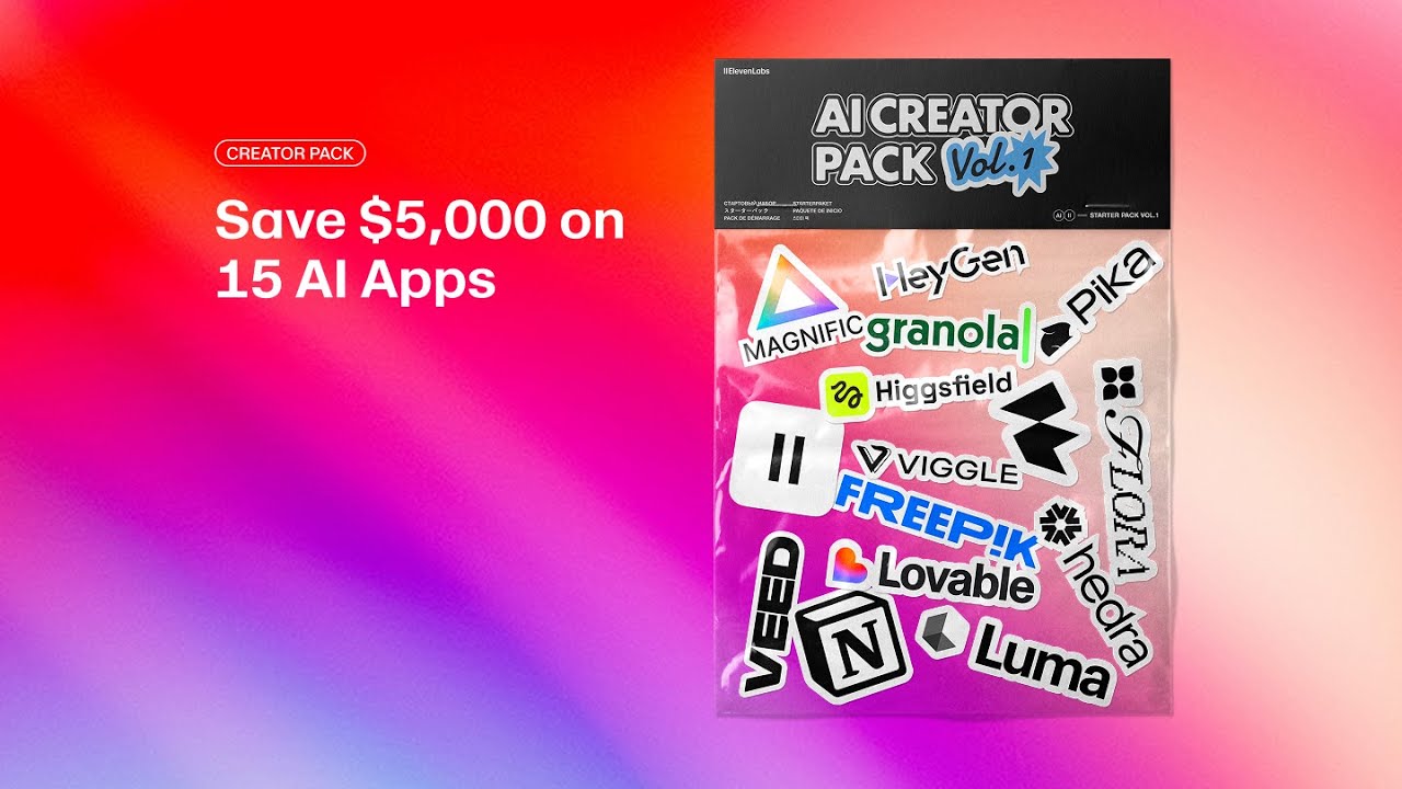 Introducing the AI Creator Pack: Volume 1 - YouTube
