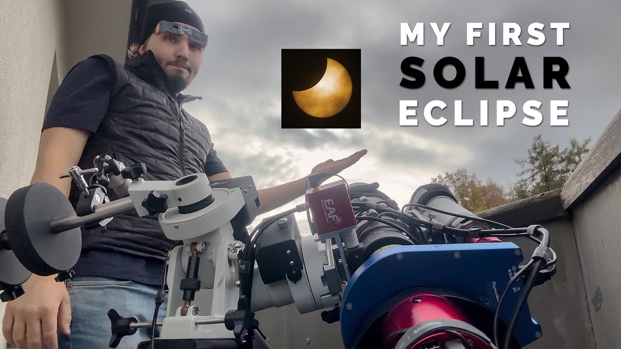 I photographed the SOLAR ECLIPSE for the first time in my life - it ...