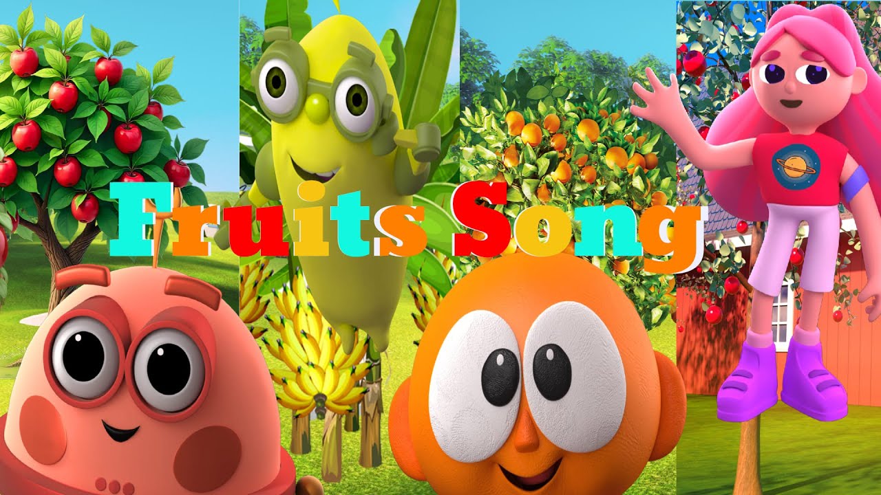 The Fruits Song | Learn Fruits | Nursery Rhymes & Kids Songs | Baby ...