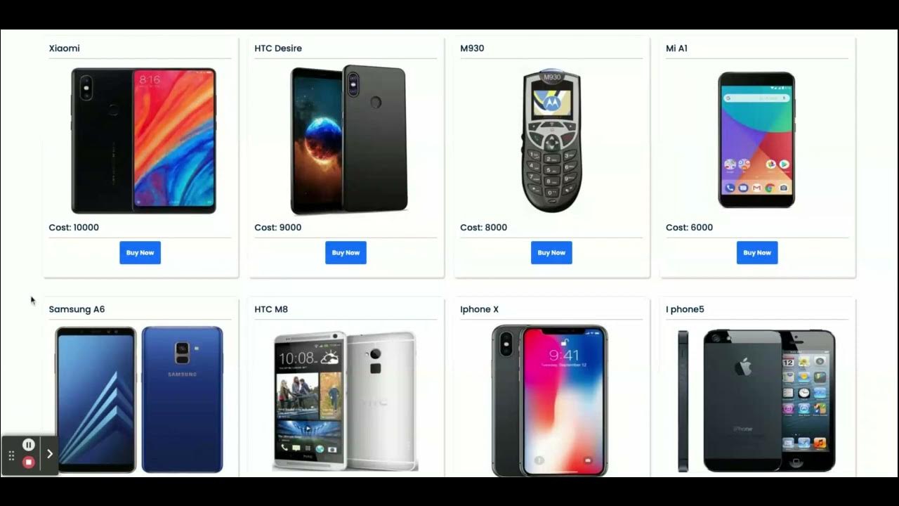 Online Mobile Store Mini Project | Spring Boot Angular Project | Spring Boot CRUD Project - YouTube