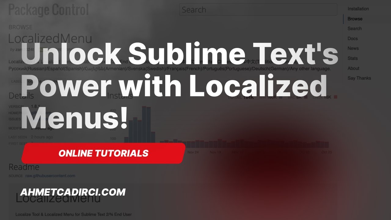 Unlock Sublime Text's Power with LocalizedMenu 🌐 | Easy Language ...