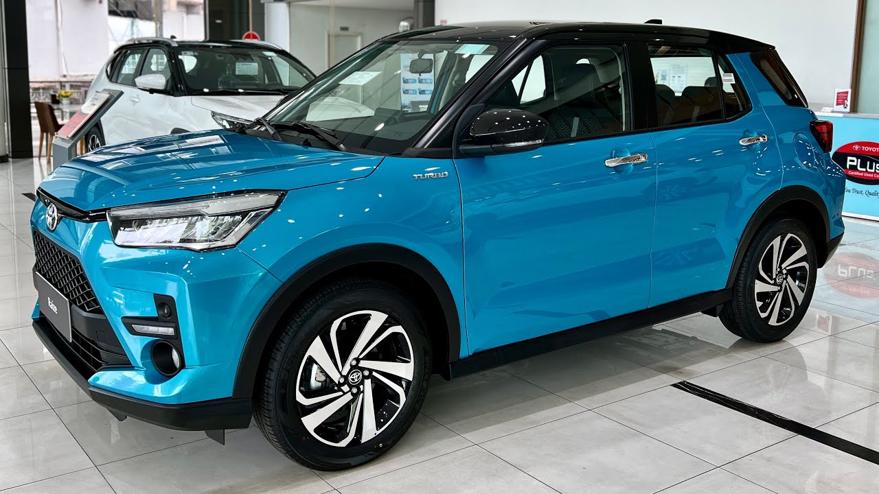 New Toyota Raize 2025 | Color Turquoise Mica Metallic/Black - YouTube