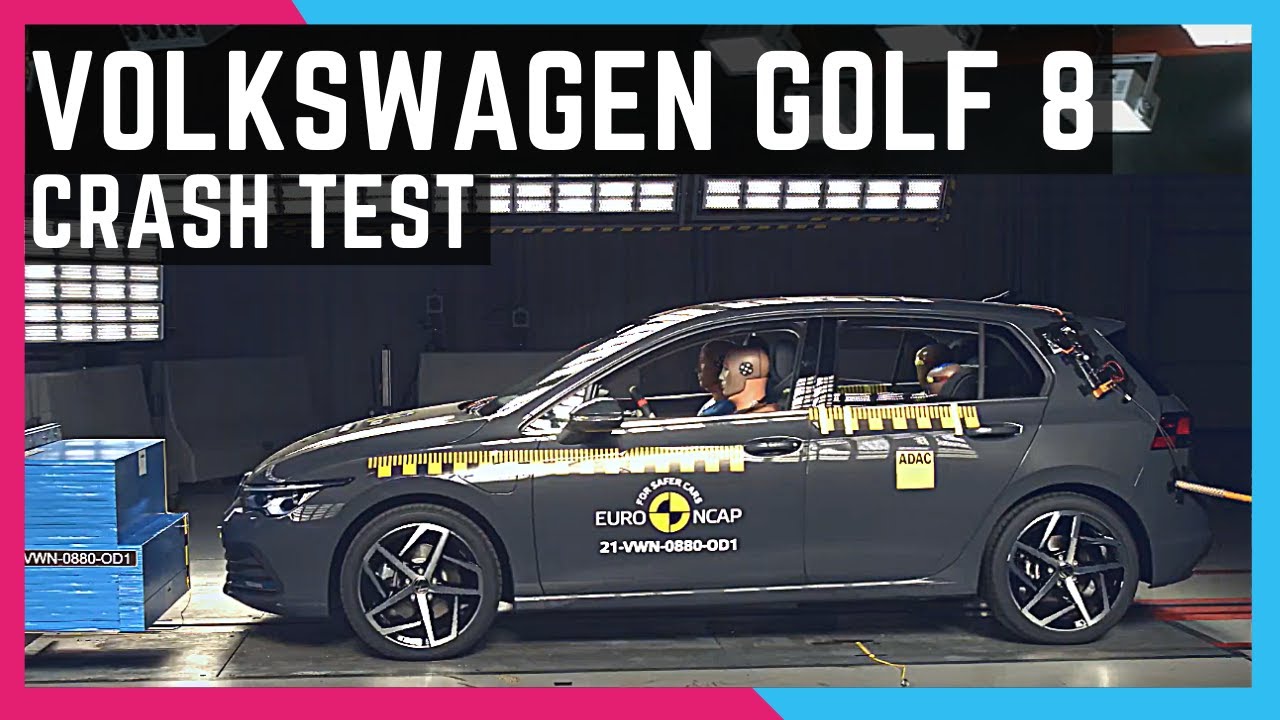 2021 Volkswagen Golf 8 Crash Test | VW Golf 8 (2021) - YouTube