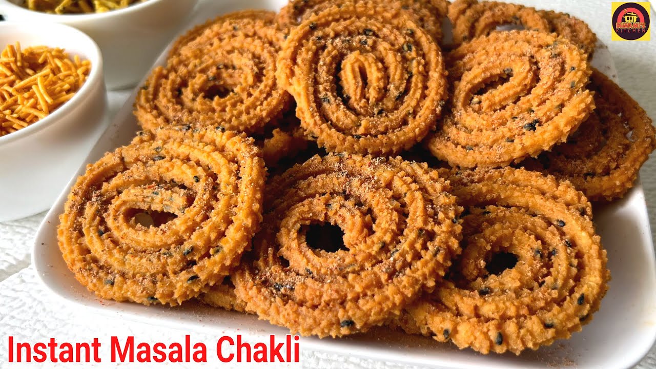 Diwali Special Instant Masala Chakli बिना मैदा बाजार से भी अच्छी मसाला ...