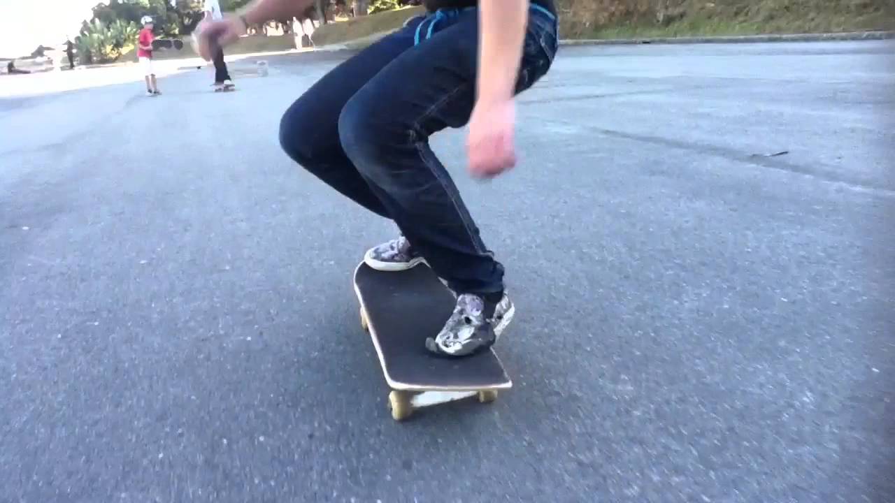 fakie flip body varial (slow motion) - YouTube