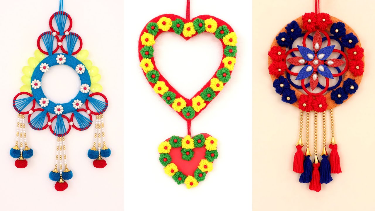 Beautiful Diwali Wall Hanging Craft Idea!!... DIY ROOM DECOR!! Diwali ...
