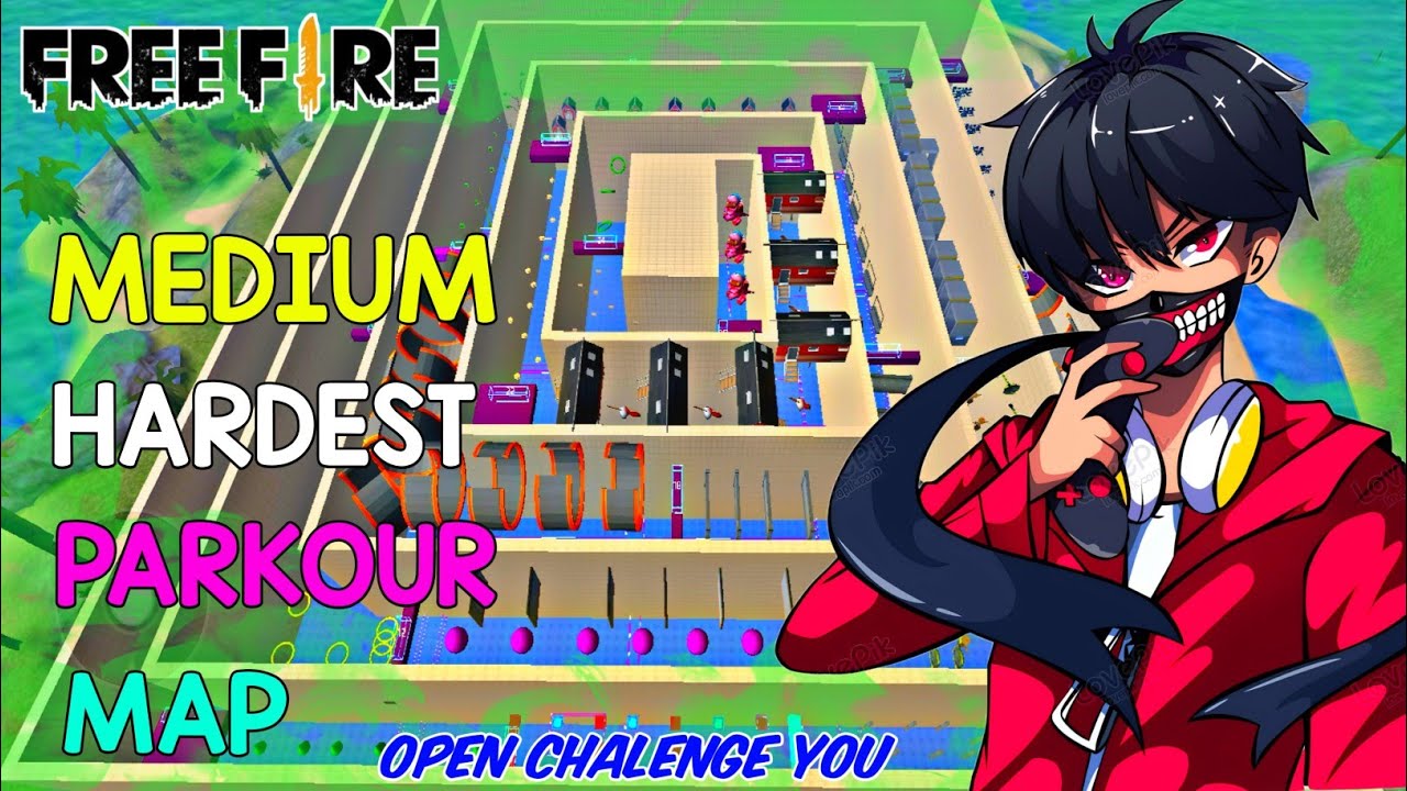 Medium Hardest Parkour Map Code || New Craftland Code 2025 || ff ...