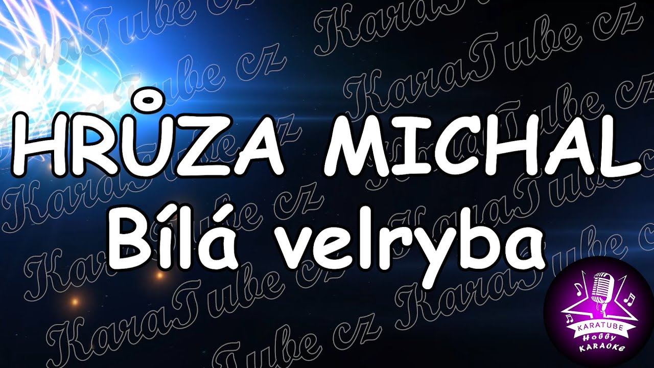 MICHAL HRŮZA - Bílá velryba (KARAOKE) - YouTube