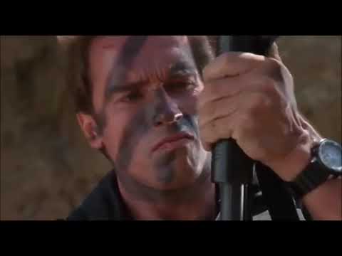 Commando 1985 John getting ready for war scene