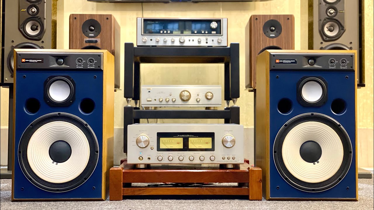 Combo đc cả NGHE NHÌN JBL 4319 Control Monitor vs Luxman L-505U Gold ...