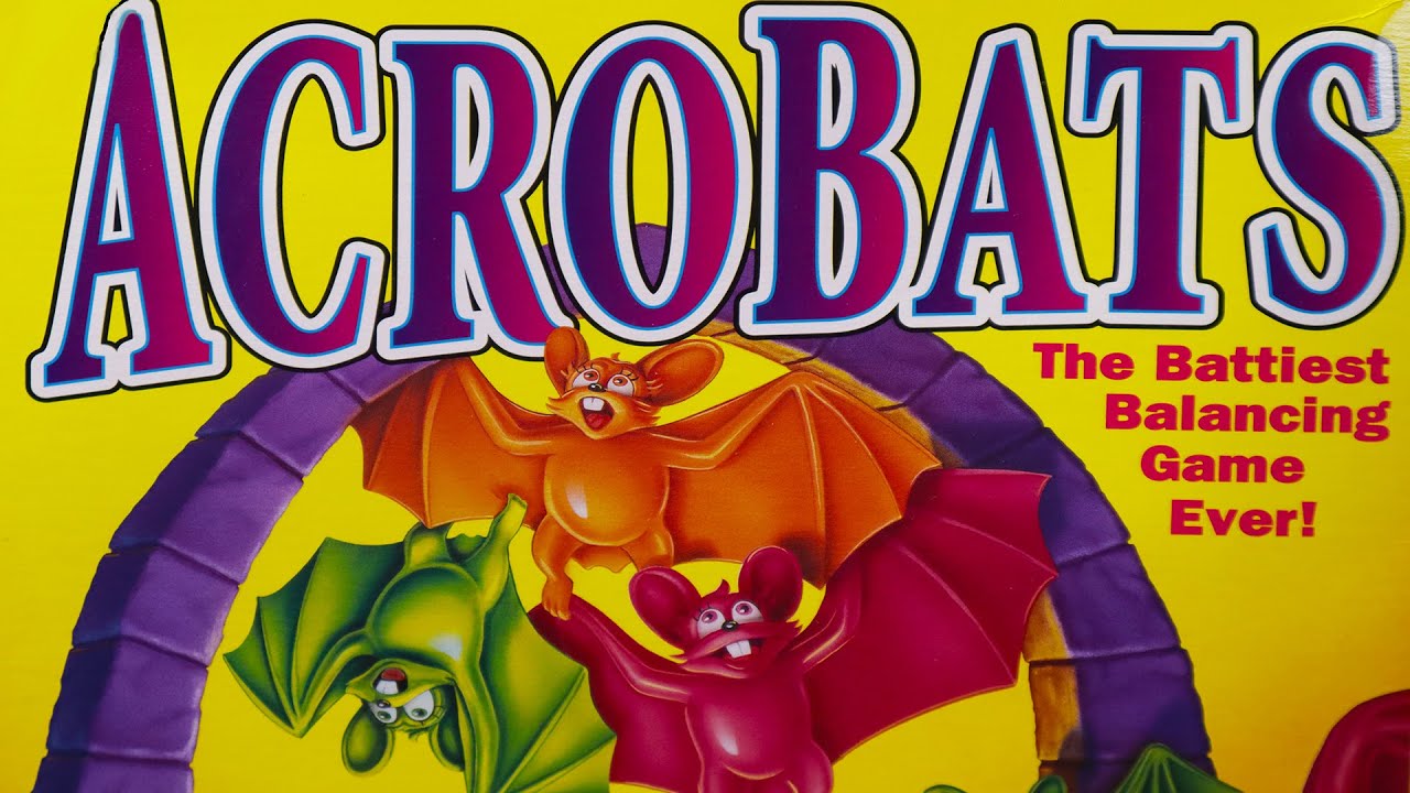 Acrobats Vintage Board Game Review & Playthrough (Pressman Games) - YouTube