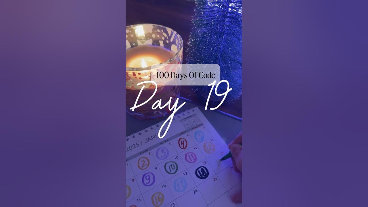 Day 1️⃣9️⃣ of 1️⃣0️⃣0️⃣ Days of Code Challenge #100daysofcode #motivation #frontend #2025 - YouTube