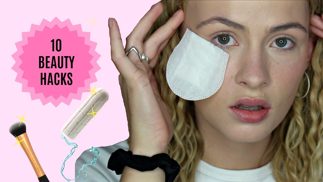 10 BEAUTY HACKS | Signe Kragh - YouTube