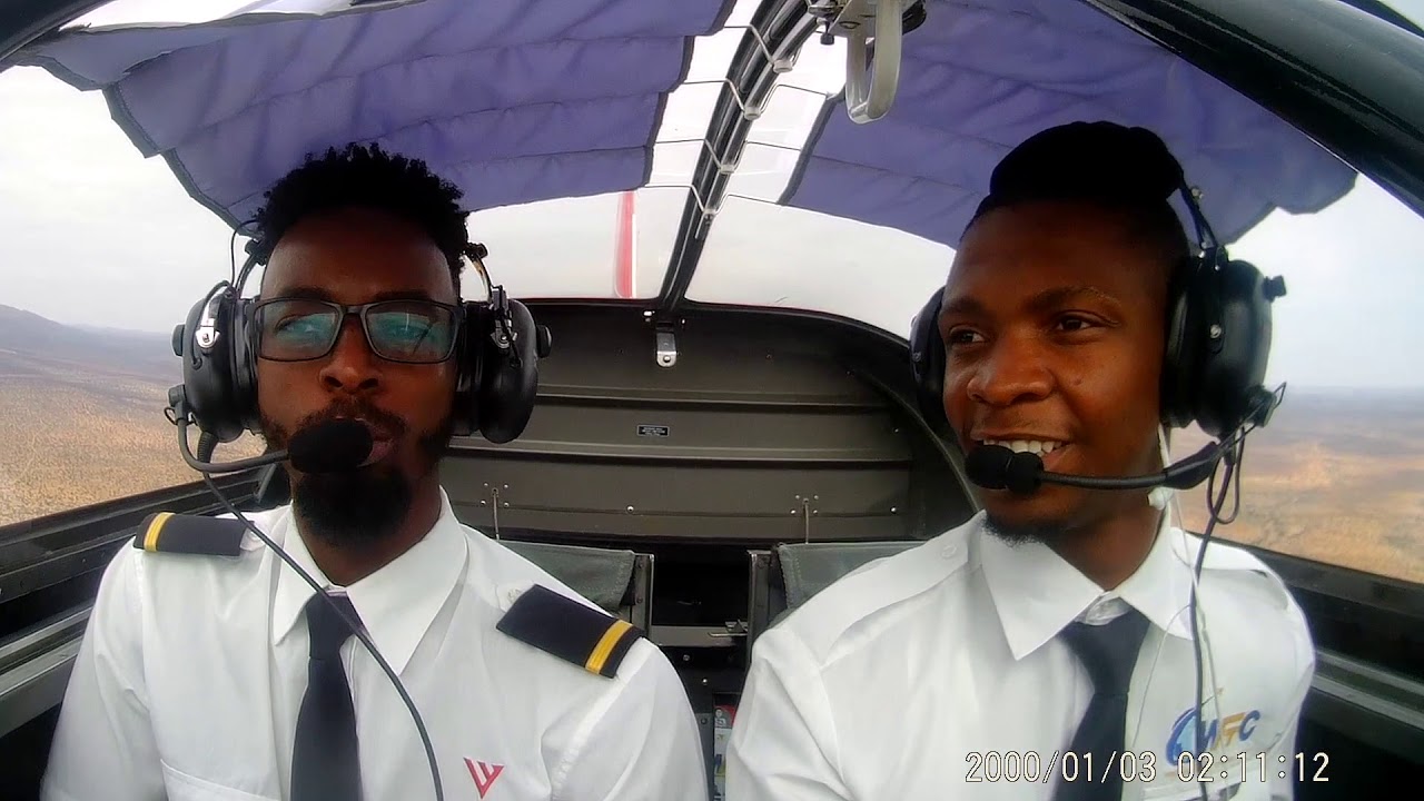 Taking student pilot Michael on a reward flight to international for ...