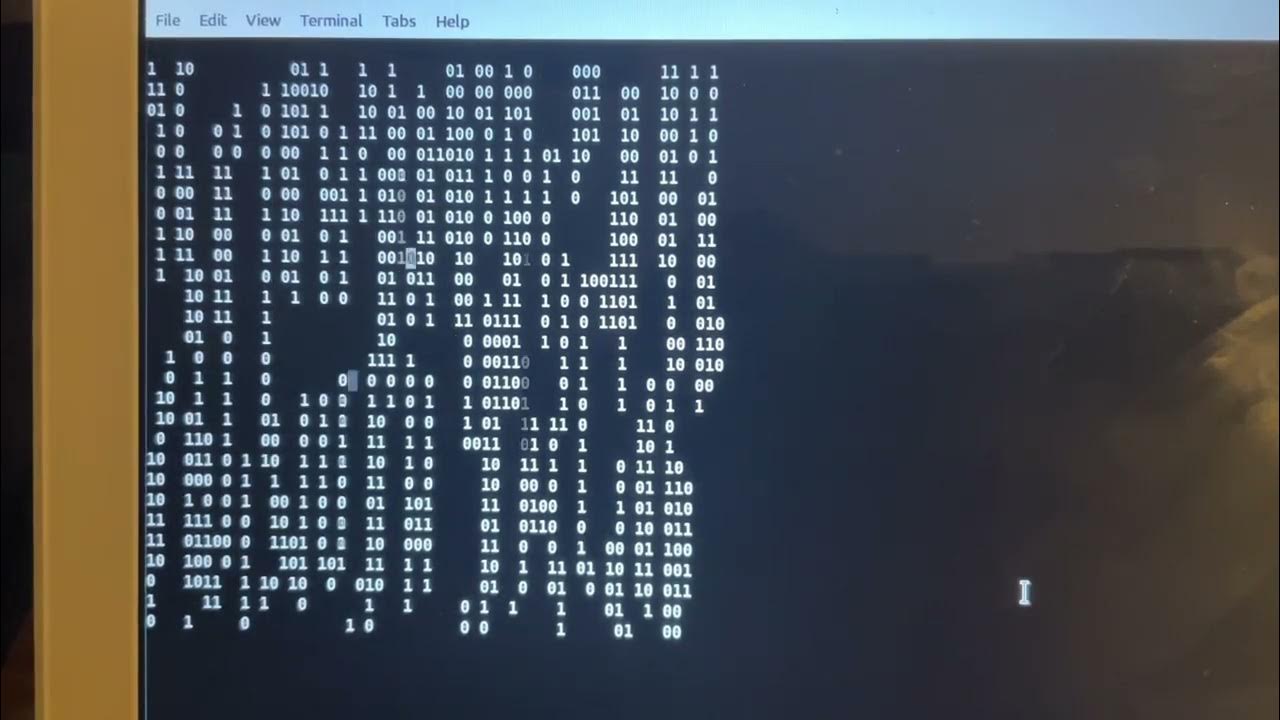 Matrix falling code demo using turbo pascal 3 on the rc2014 style z80 - YouTube