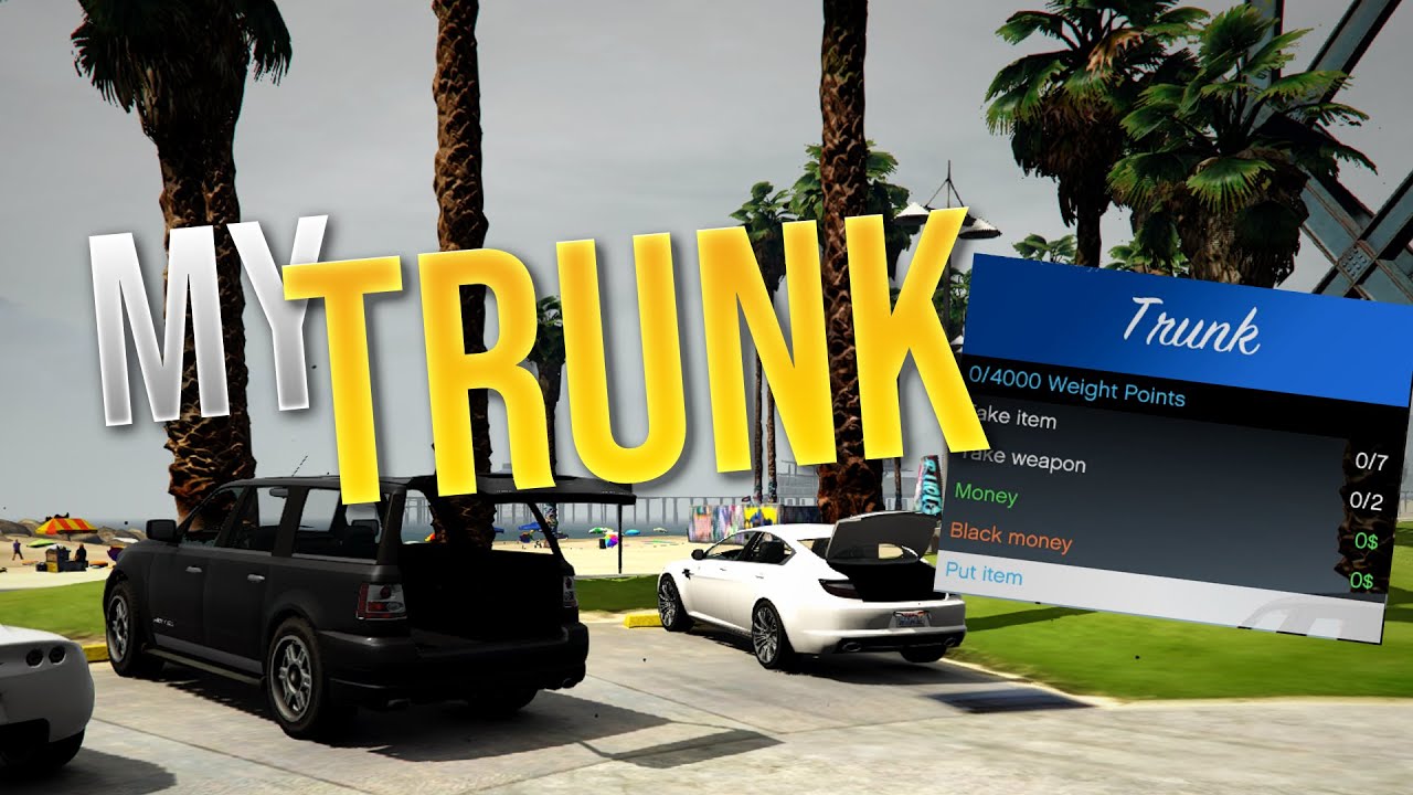 myTrunk - Advanced vehicle trunk for FiveM - YouTube