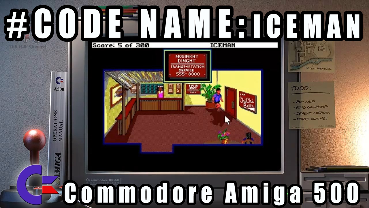 Code Name: Iceman - Commodore Amiga 500 Gameplay Demo - YouTube
