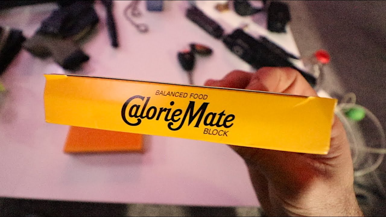 METAL GEAR SOLID REAL LIFE CALORIE MATE TASTE TEST & REVIEW - YouTube