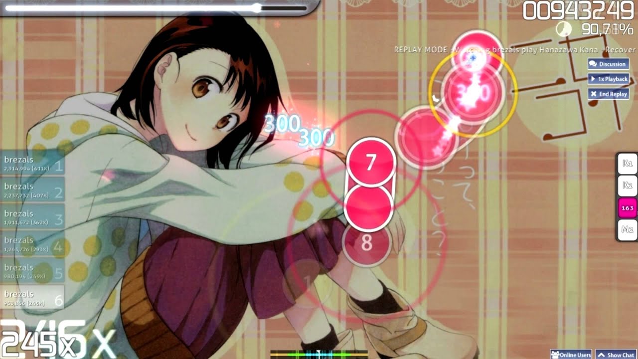 OSU - Hanazawa Kana - Recover Decoration #TEAM ONODERA - YouTube