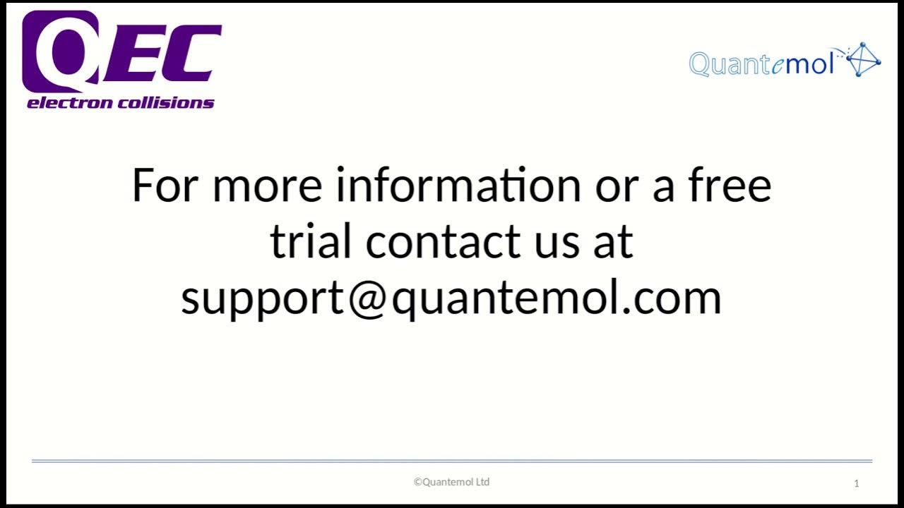 How to install Quantemol-EC and link it with Molpro - YouTube