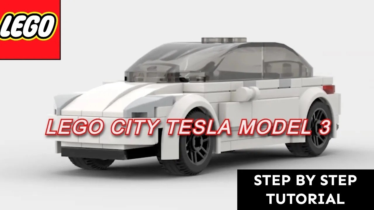 How to Build a LEGO Tesla Model 3 - YouTube