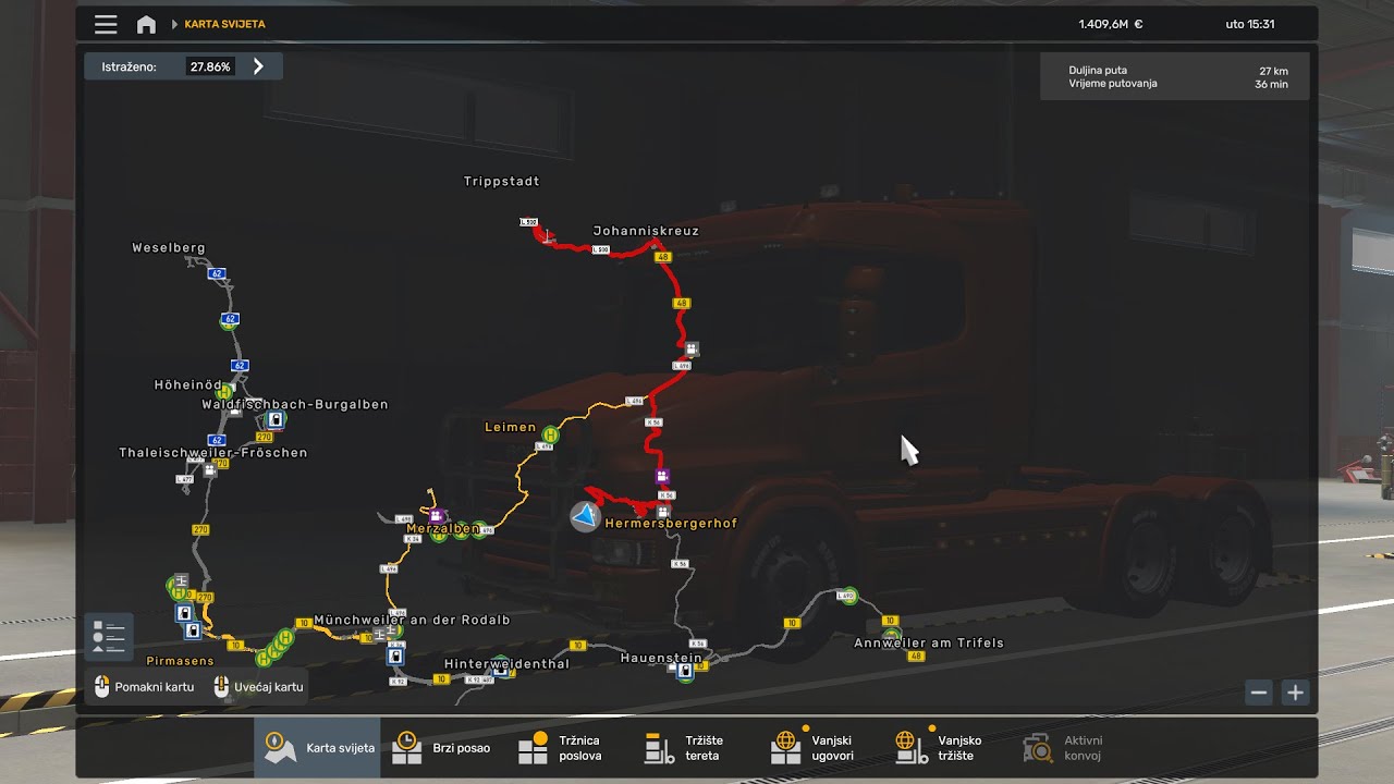 RPM map - ETS 2 ( #ets #RPMETS #mods ) - YouTube