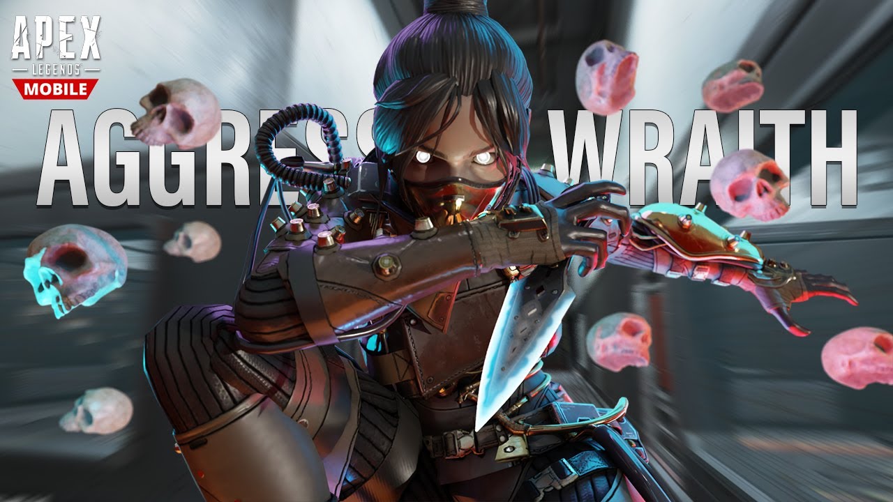 WRAITH WITH AGGRESSIVELY GAMEPLAY APEX LEGENDS MOBILE - YouTube