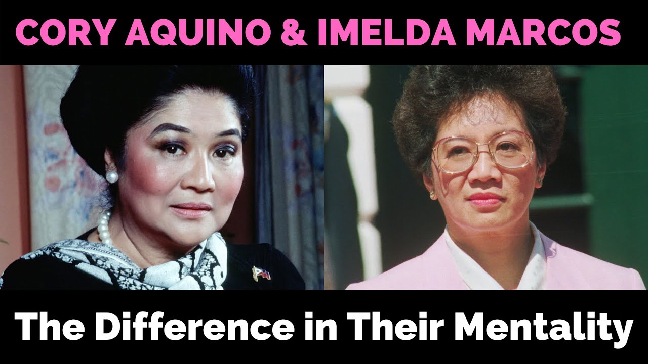 CORY AQUINO & IMELDA MARCOS - The Difference in Mentality - YouTube