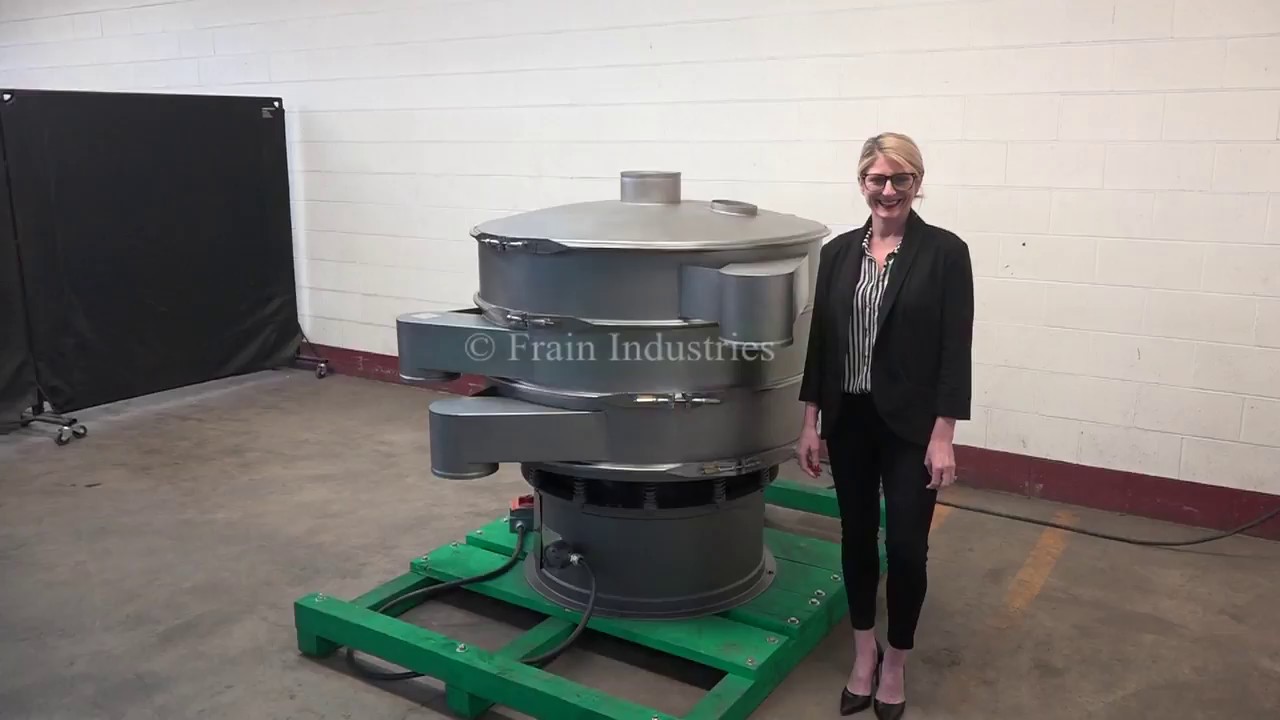 Sweco Sifter Separator Demonstration - YouTube