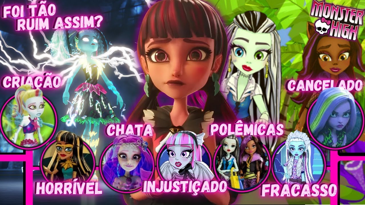 OS MUITOS ERROS E POUCOS ACERTOS DA G2 DE MONSTER HIGH! O QUE ACONTECEU ...