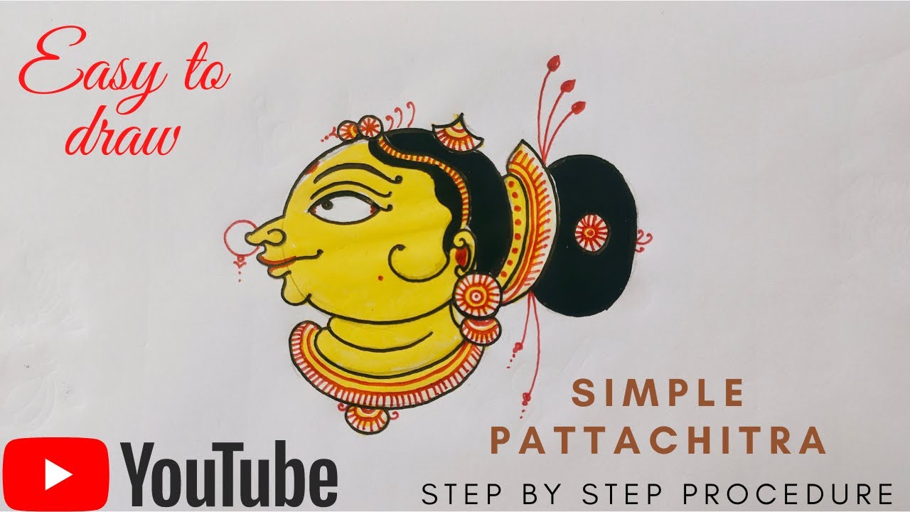 Pattachitra Simple Art | Step By Step Procedure for art | Simple Art ...