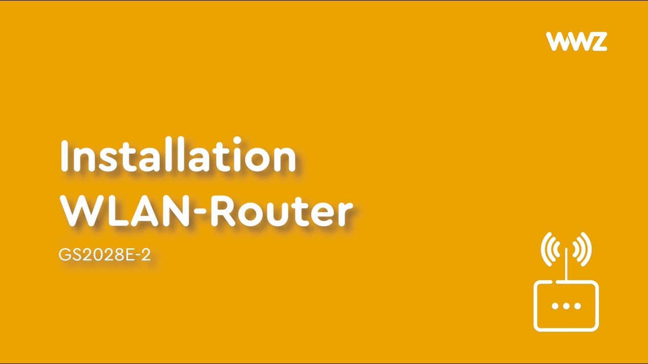 Erklärvideo: Installation WWZ-Calix GS2028E-2 WLAN-Routers - YouTube
