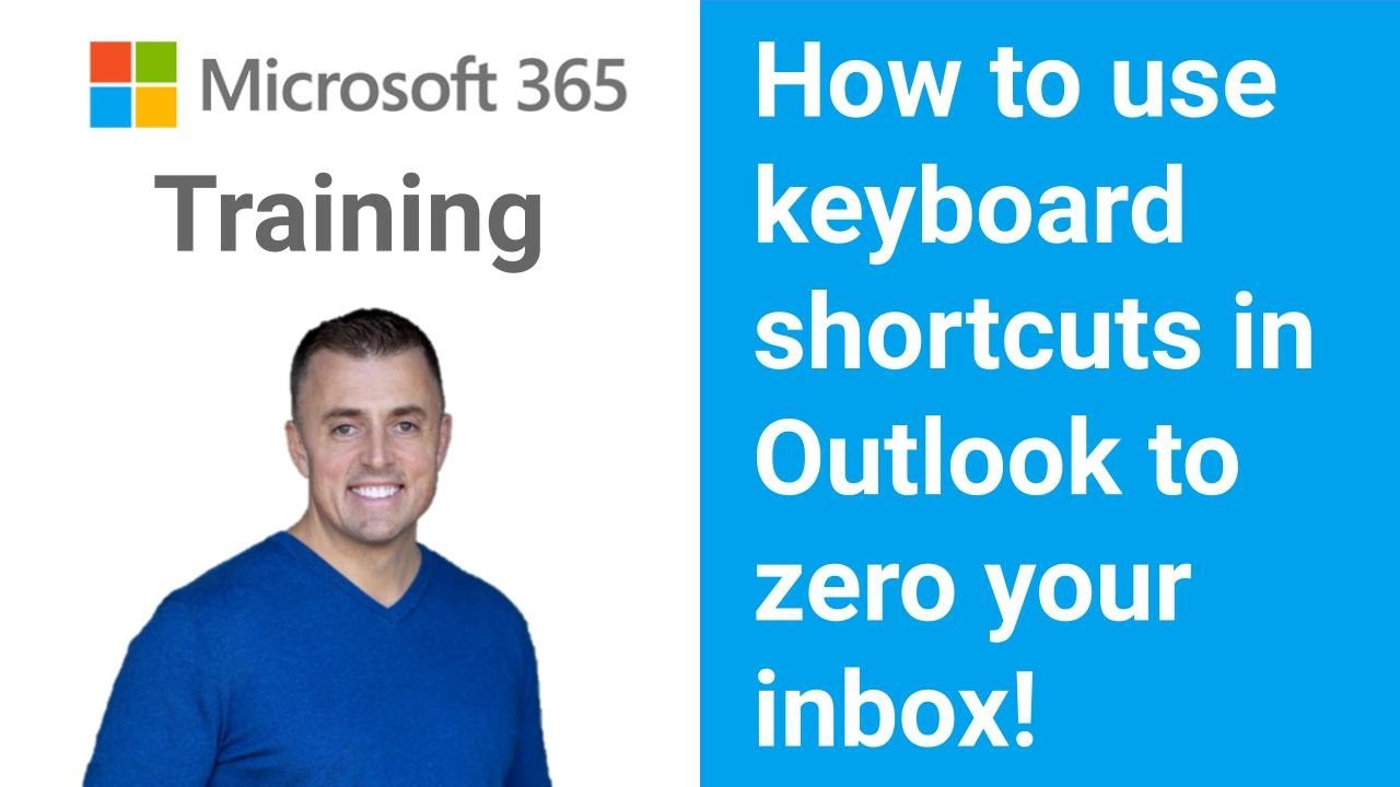 How to use keyboard shortcuts in Outlook to zero your inbox! #60 - YouTube