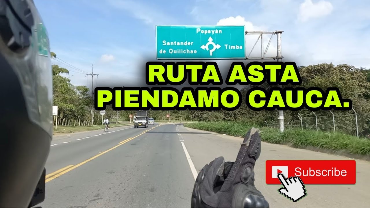 ruta palmira piendamo cauca🛣🏍🌪 - YouTube