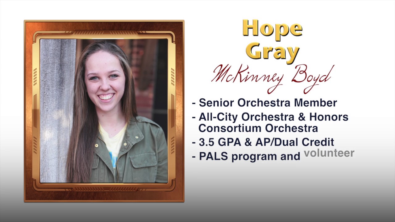 Scholar Artist of the Week - Hope Gray - YouTube