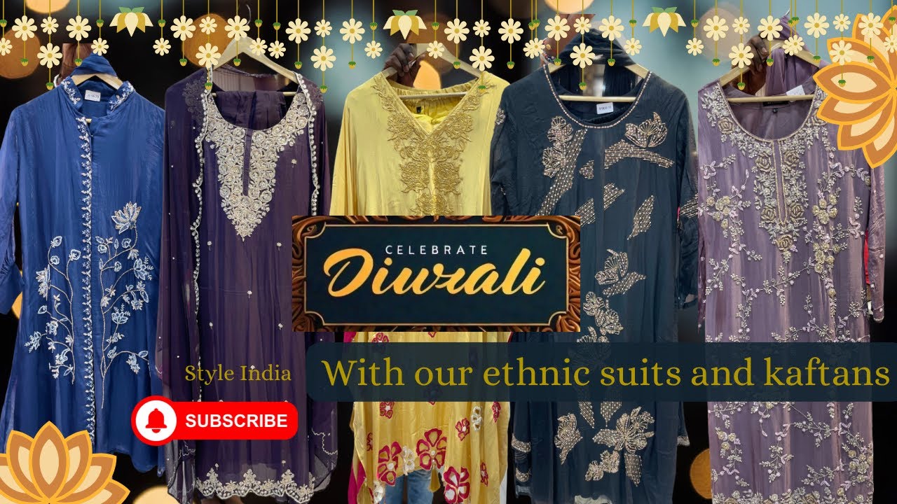 Diwali special party wear suits & kaftans Iready made| wholesale ...