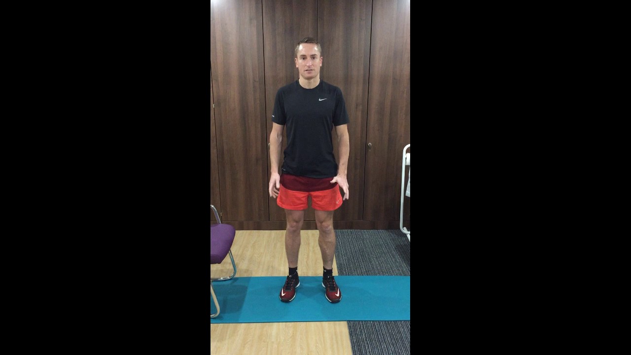 hamstring chair bridge - YouTube
